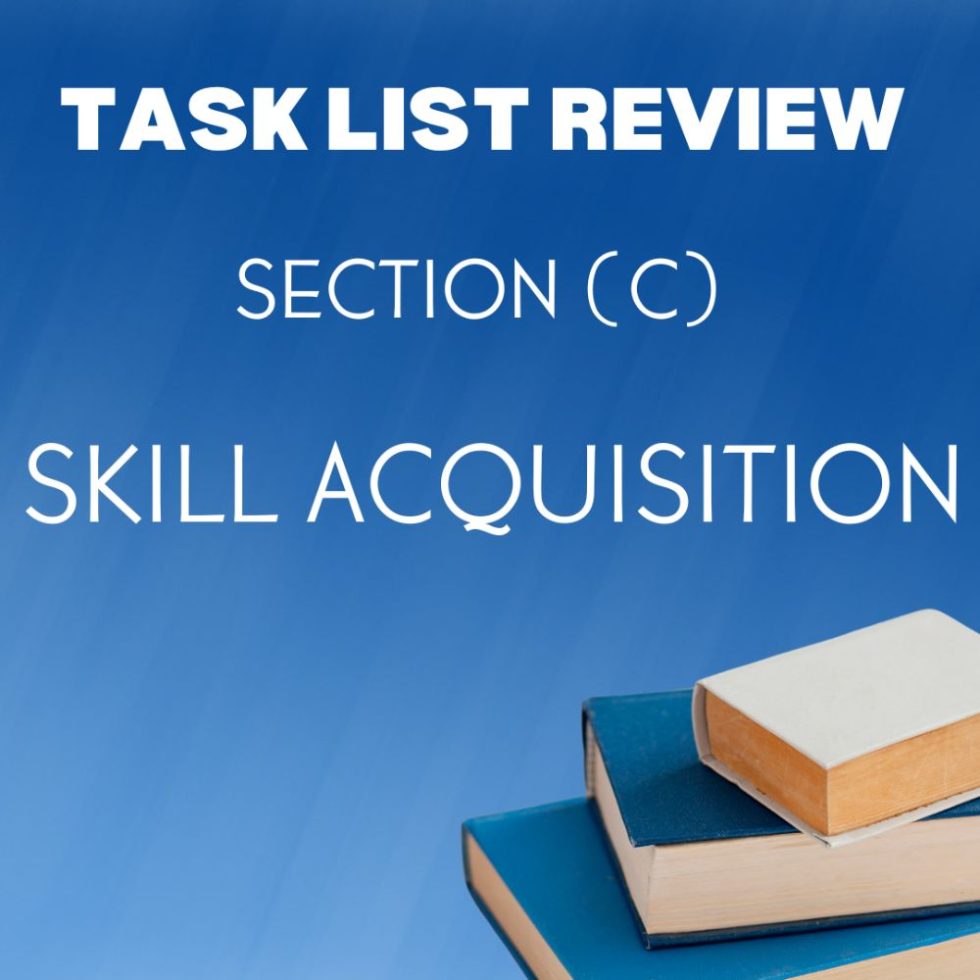 Task List Review Section (C) Skill Acquisition - ABA International Academy