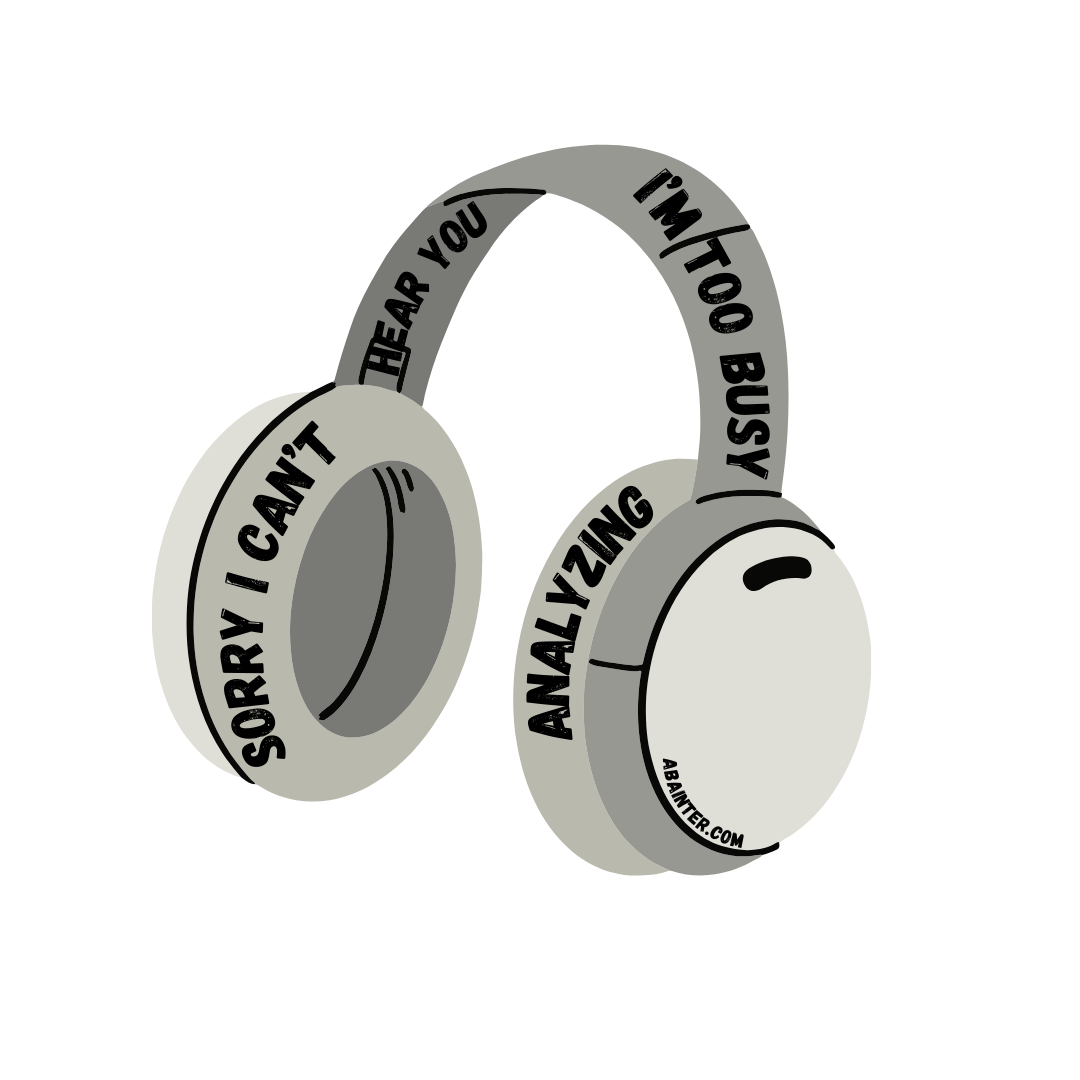 Headphones Sticker - ABA International Academy